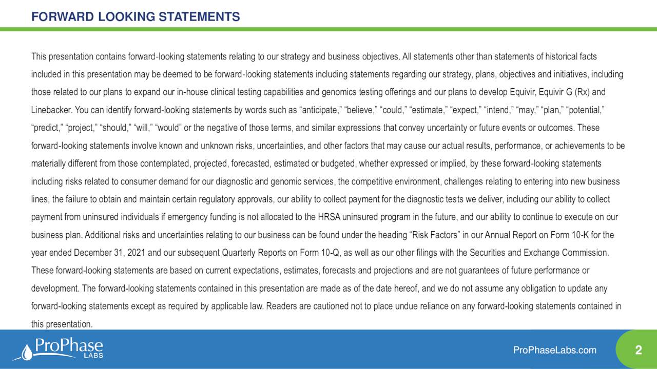 ProPhase Labs (PRPH) Investor Presentation - Slideshow (NASDAQ:PRPH ...