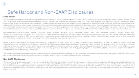 ITT Inc. (ITT) Presents at UBS Global Industrials and Transportation ...