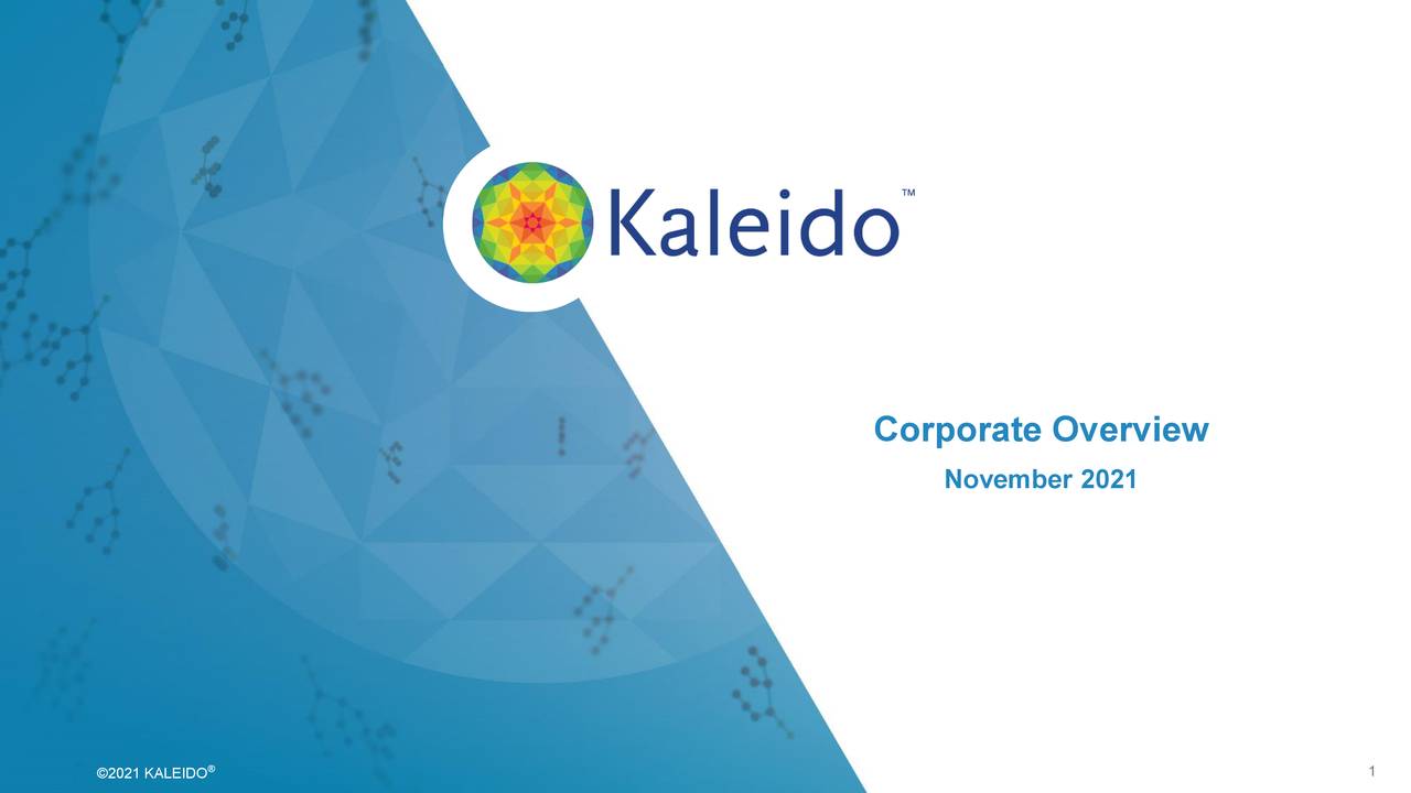 Kaleido Biosciences (KLDO) Investor Presentation - Slideshow (OTCMKTS ...