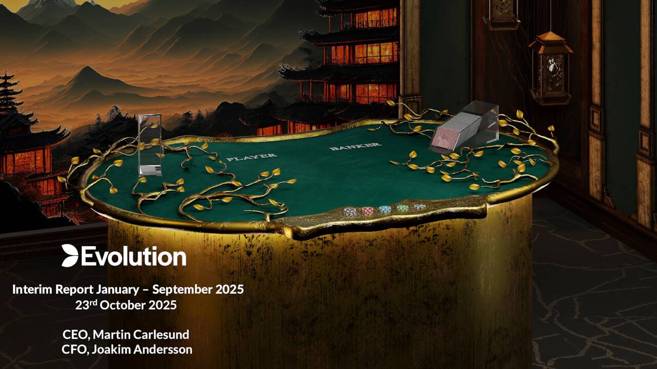 Evolution AB (publ) 2025 Q3 - Results - Earnings Call Presentation ...