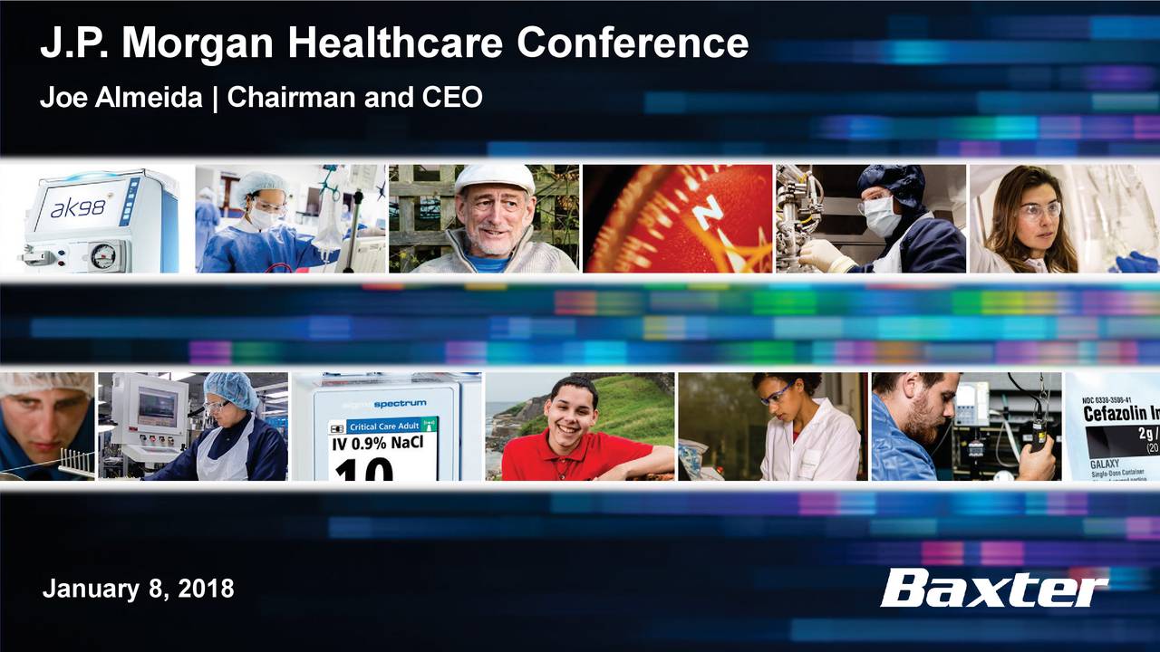 Baxter (BAX) Presents At 36th Annual J.P. Morgan Healthcare Conference ...