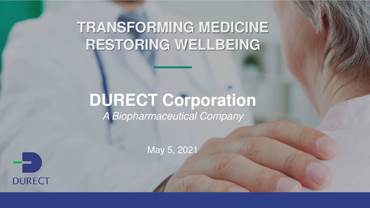 Durect (DRRX) Investor Presentation - Slideshow (NASDAQ:DRRX) | Seeking ...