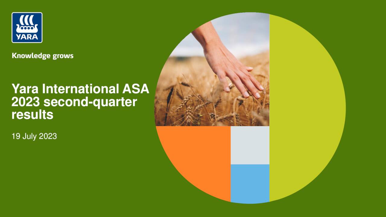 Yara International ASA 2023 Q2 - Results - Earnings Call Presentation ...