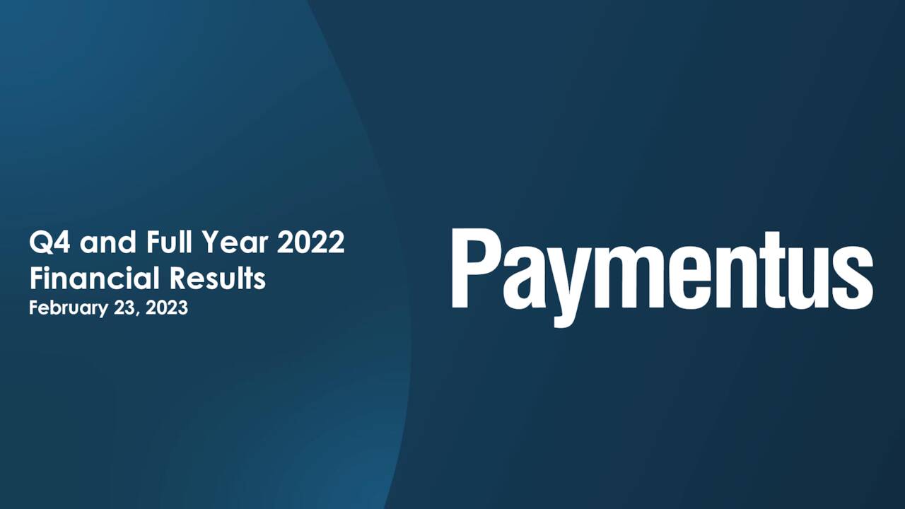 Paymentus Holdings, Inc. 2022 Q4 - Results - Earnings Call Presentation ...