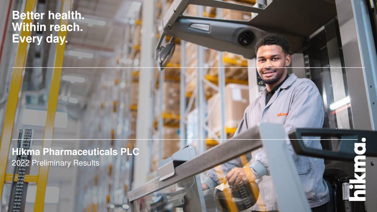 Hikma Pharmaceuticals PLC 2022 Q4 - Results - Earnings Call Presentation (OTCMKTS:HKMPF ...