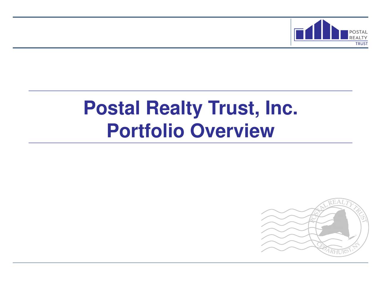 Postal Realty Trust, Inc. 2019 Q3 - Results - Earnings Call ...