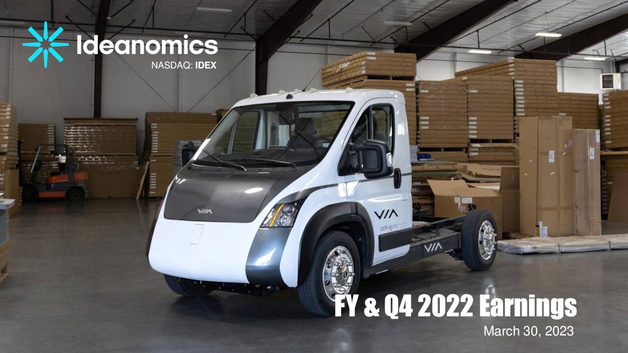 Ideanomics, Inc. 2022 Q4 - Results - Earnings Call Presentation (OTCMKTS:IDEXQ) | Seeking Alpha