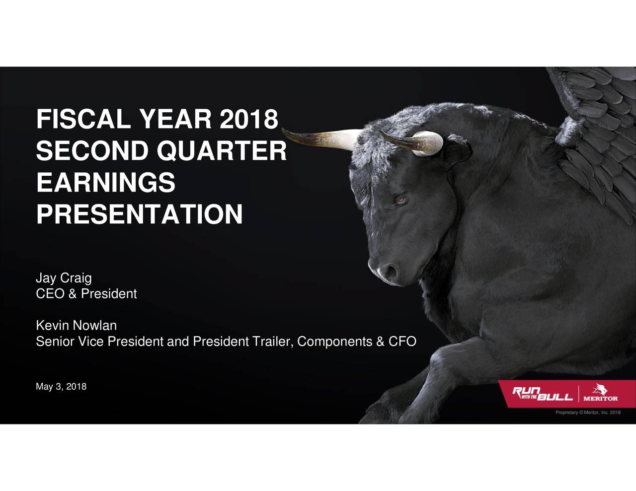 Meritor, Inc. 2018 Q2 - Results - Earnings Call Slides (NYSE:CMI) | Seeking Alpha