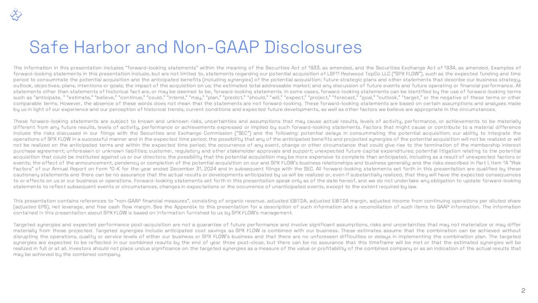 ITT Inc. (ITT) SPX FLOW, Inc. - M&A Call - Slideshow (NYSE:ITT) 2025-12 ...