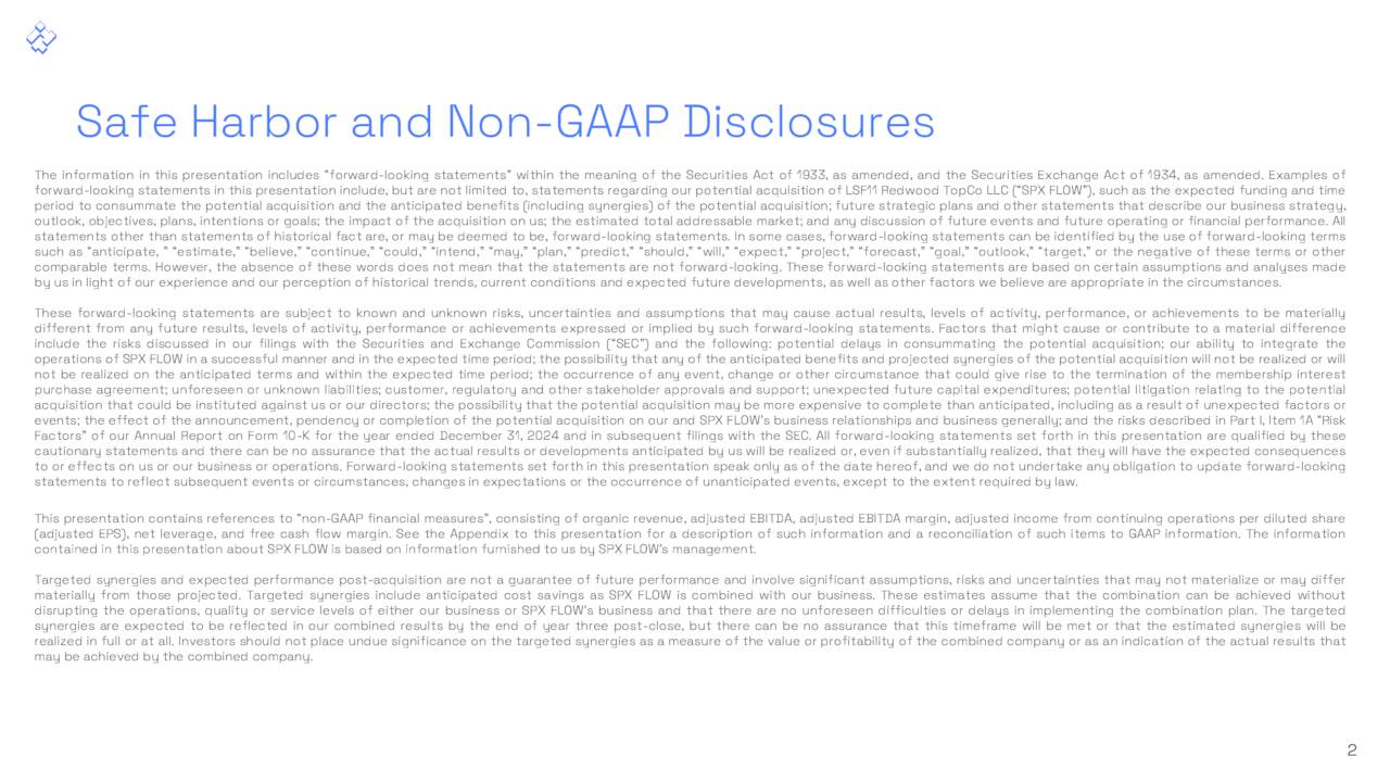 ITT Inc. (ITT) SPX FLOW, Inc. - M&A Call - Slideshow (NYSE:ITT) 2025-12 ...