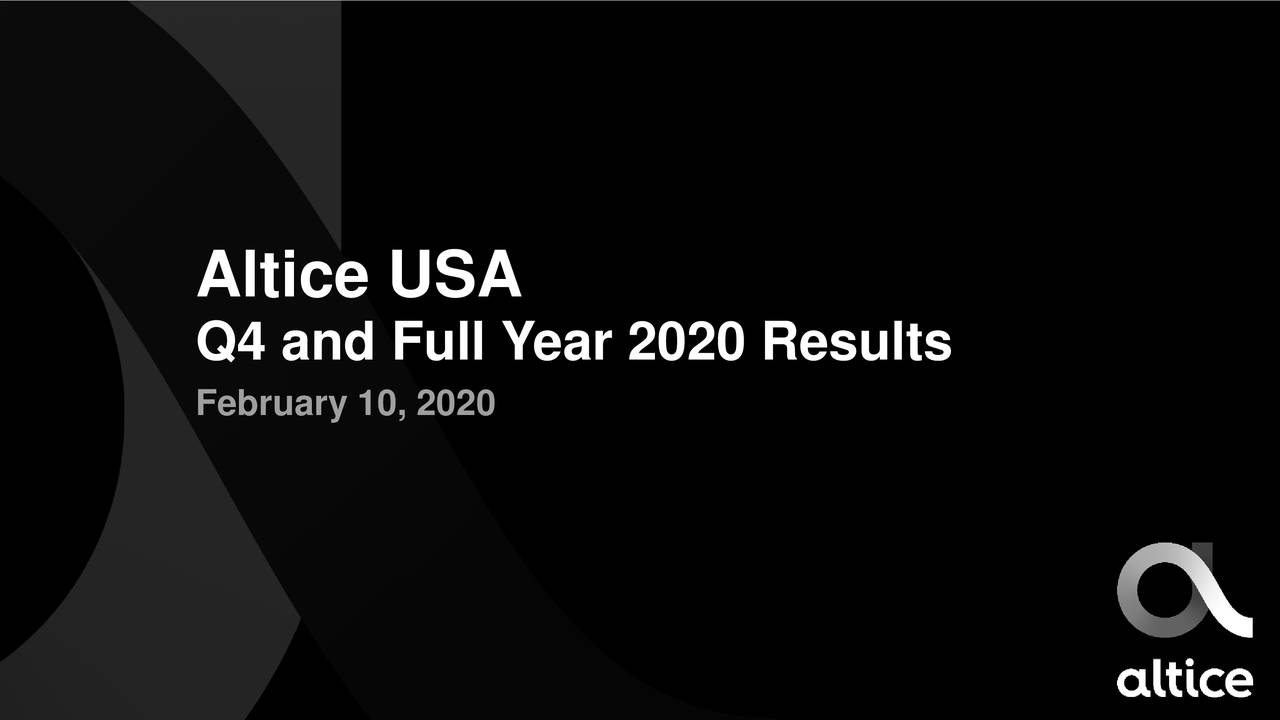 Altice USA, Inc. 2020 Q4 - Results - Earnings Call Presentation (NYSE:ATUS) | Seeking Alpha