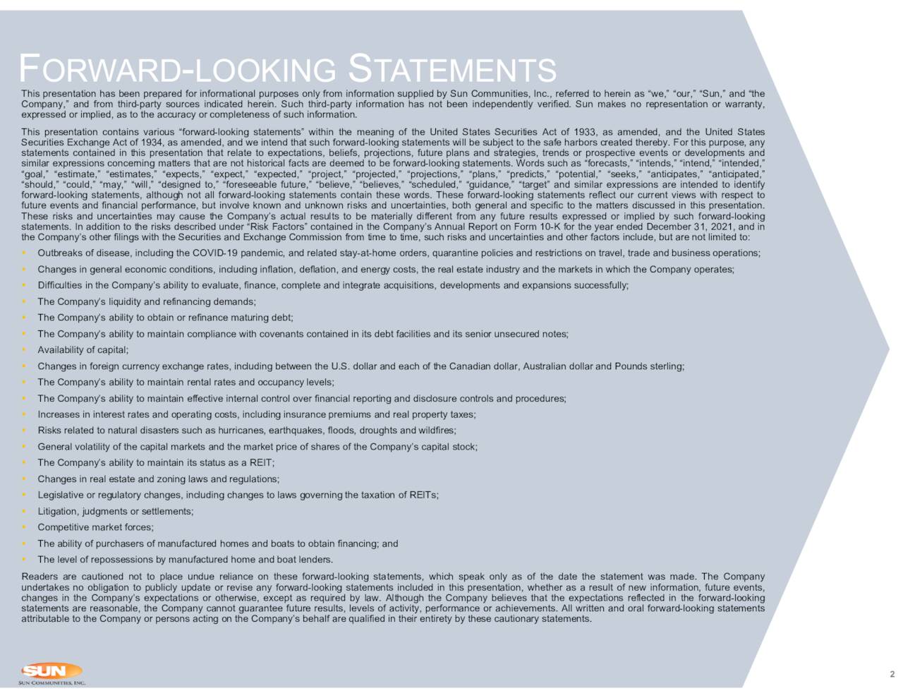 Sun Commodities (SUI) Investor Presentation - Slideshow (NYSE:SUI ...