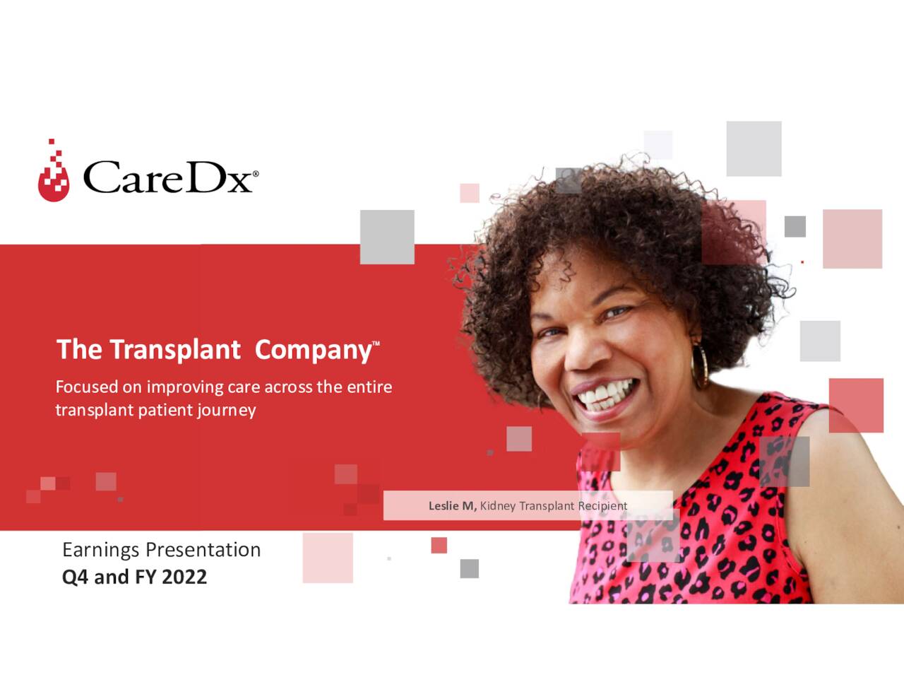 CareDx, Inc 2022 Q4 - Results - Earnings Call Presentation (NASDAQ:CDNA ...