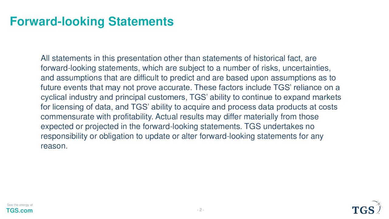 TGS ASA 2022 Q2 - Results - Earnings Call Presentation (OTCMKTS:TGSNF) | Seeking Alpha