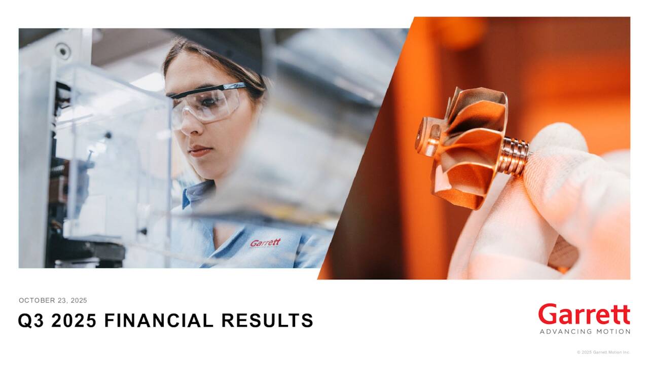 Garrett Motion Inc. 2025 Q3 - Results - Earnings Call Presentation ...