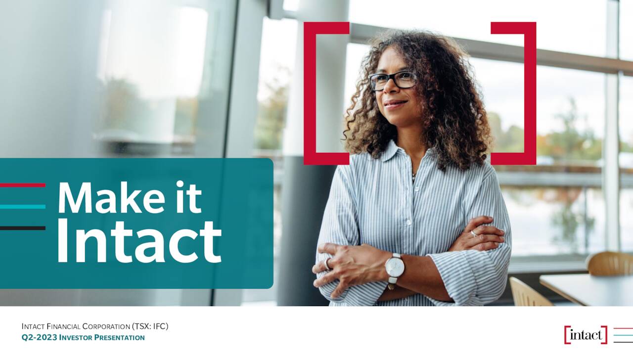Intact Financial Corporation 2023 Q2 - Results - Earnings Call ...