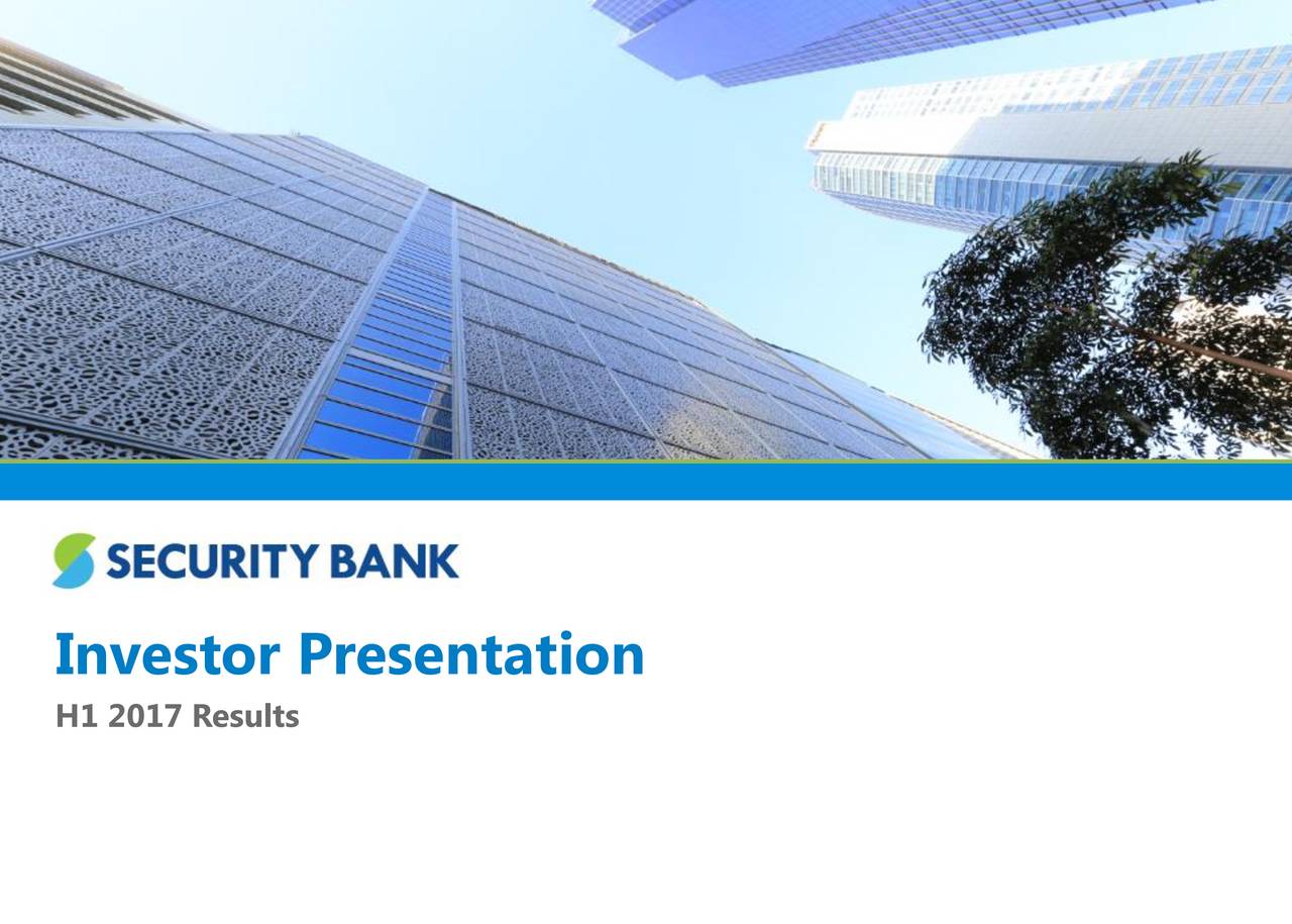 Security Bank Corp. 2017 Q2 - Results - Earnings Call Slides - Security ...