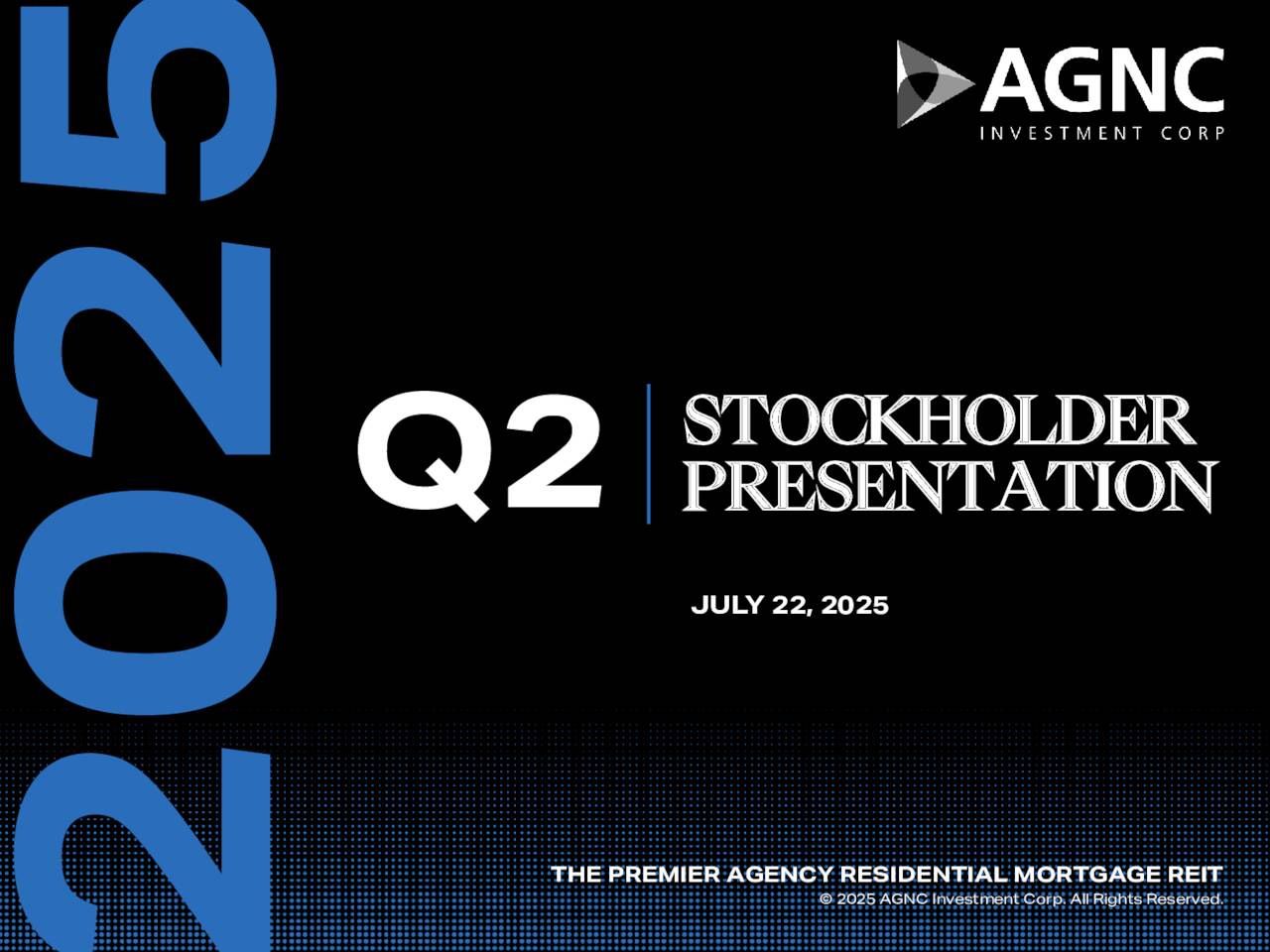AGNC Investment Corp. 2025 Q2 - Results - Earnings Call Presentation (NASDAQ:AGNC) | Seeking Alpha