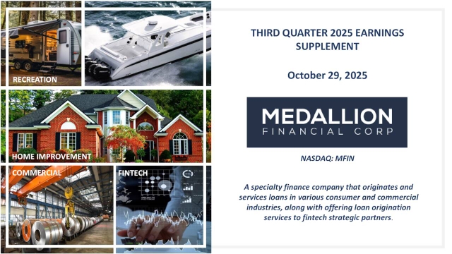 Medallion Financial Corp. 2025 Q3 - Results - Earnings Call ...