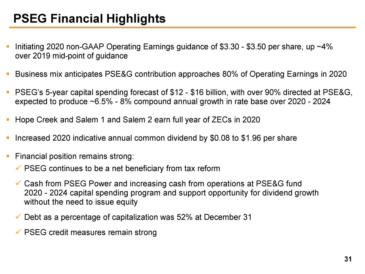 Public Service Enterprise Group Incorporated 2019 Q4 - Results ...