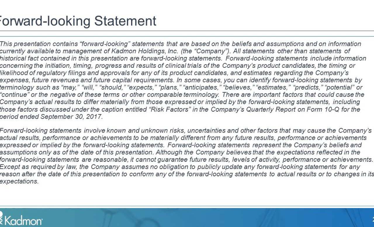 Kadmon (KDMN) Presents On KD025 In IPF: Topline Results - Slideshow ...