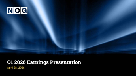 Northern Oil and Gas, Inc. 2026 Q1 - Results - Earnings Call ...