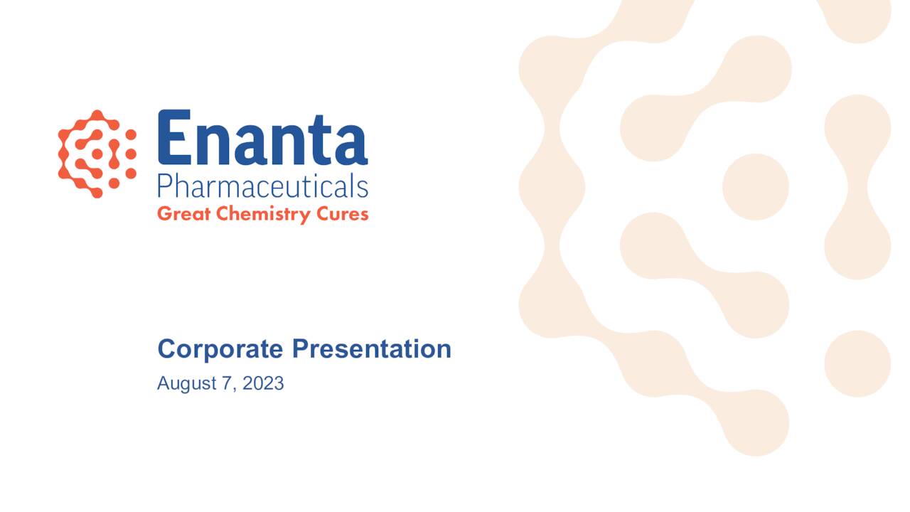 Enanta Pharmaceuticals, Inc. 2023 Q4 - Results - Earnings Call ...