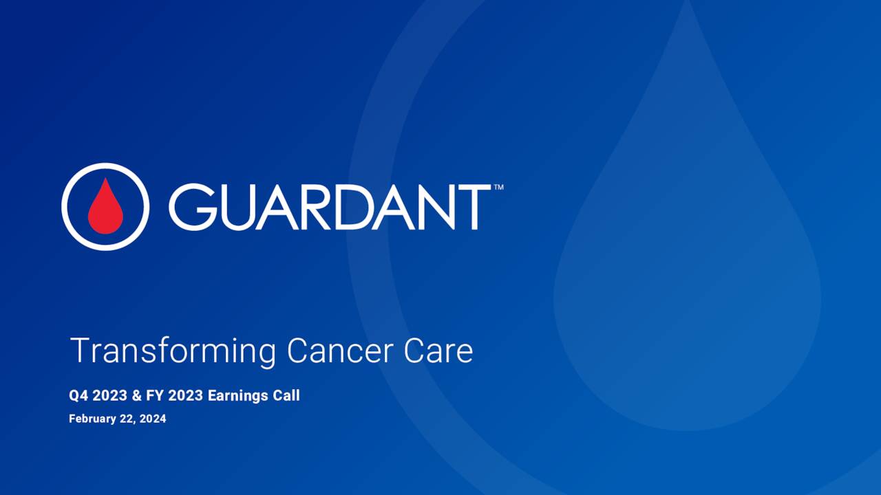 Guardant Health, Inc. 2023 Q4 - Results - Earnings Call Presentation ...