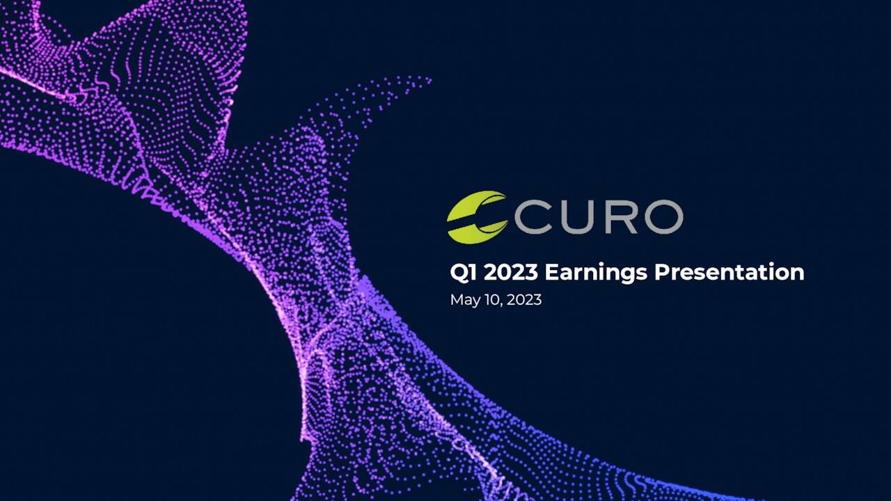 CURO Group Holdings Corp. 2023 Q1 - Results - Earnings Call Presentation (OTCMKTS:CUROQ ...