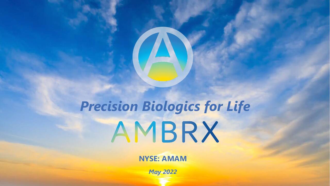 Ambrx Biopharma (AMAM) Investor Presentation - Slideshow (NASDAQ:AMAM ...