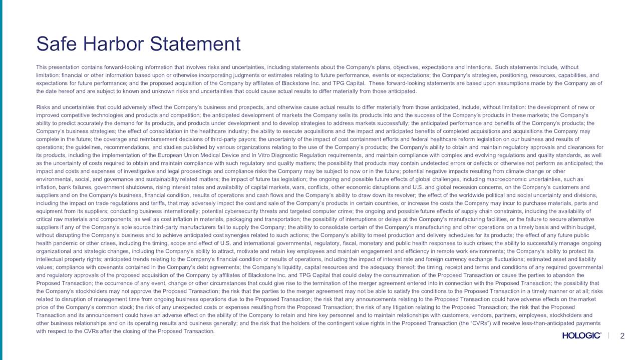 Hologic, Inc. 2025 Q4 - Results - Earnings Call Presentation (NASDAQ ...