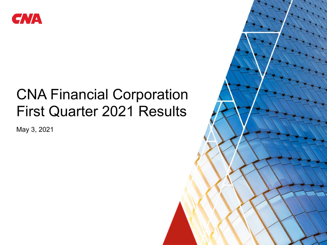 CNA Financial Corporation 2021 Q1 - Results - Earnings Call ...