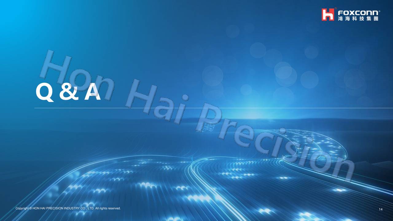 Hon Hai Precision Industry Co., Ltd. 2020 Q1 - Results - Earnings Call ...