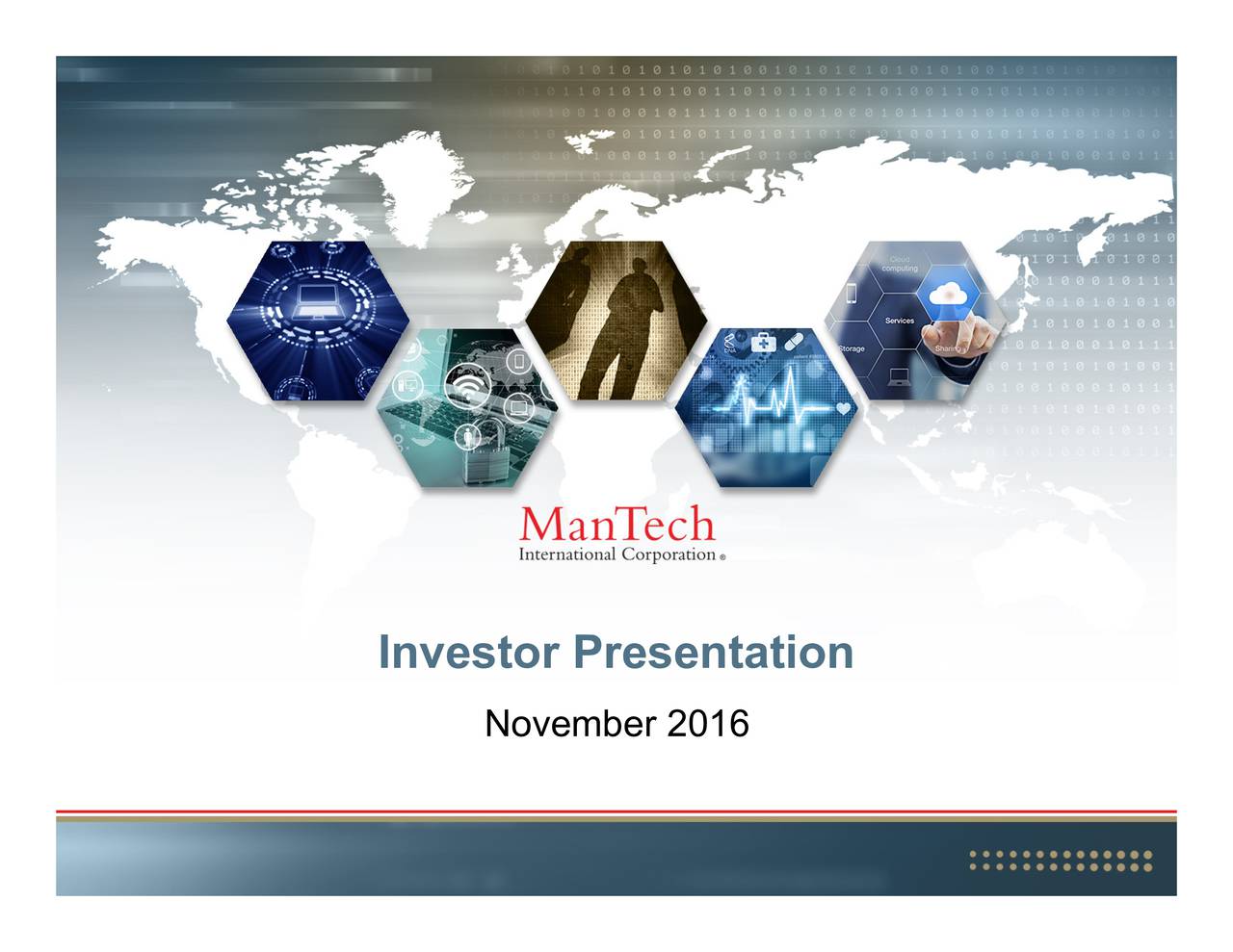 ManTech International Corporation 2016 Q3 - Results - Earnings Call ...