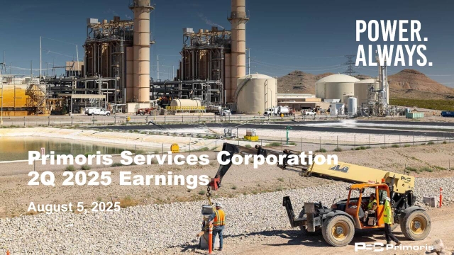 Primoris Services Corporation 2025 Q2 - Results - Earnings Call ...