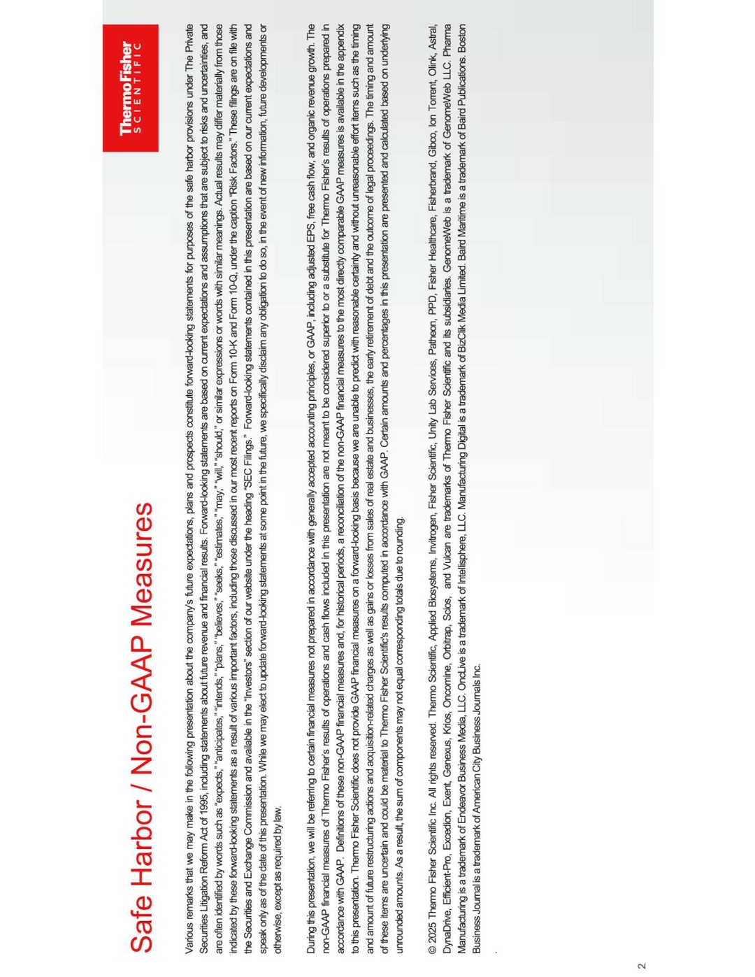 Thermo Fisher Scientific Inc. (TMO) Presents at 44th Annual J.P. Morgan ...