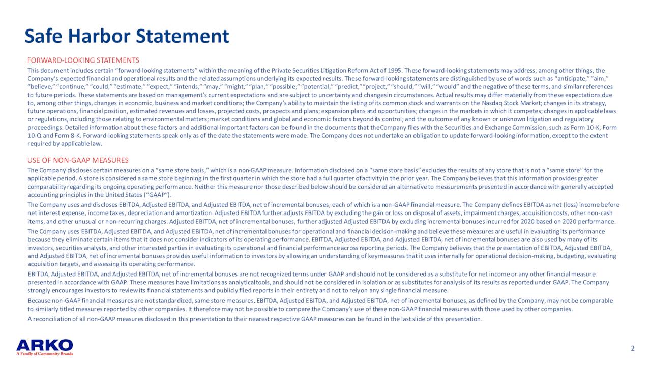 Arko Corp. 2023 Q3 - Results - Earnings Call Presentation (NASDAQ:ARKO ...