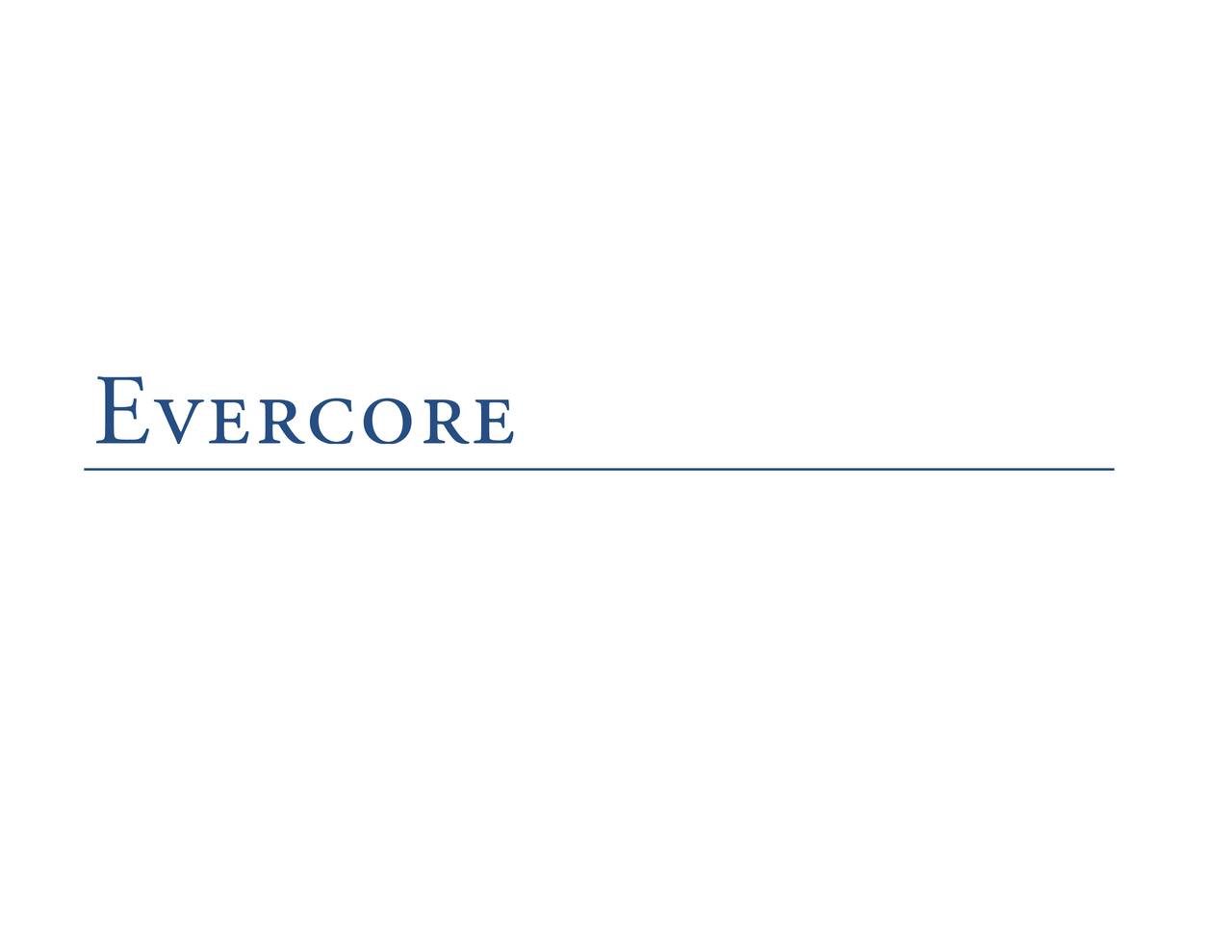 Evercore Partners Inc. 2018 Q1 - Results - Earnings Call Slides (NYSE ...
