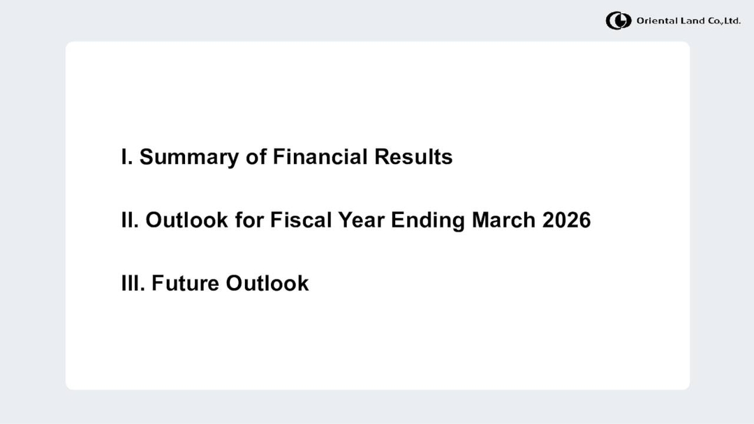 Oriental Land Co., Ltd. 2026 Q3 - Results - Earnings Call Presentation ...
