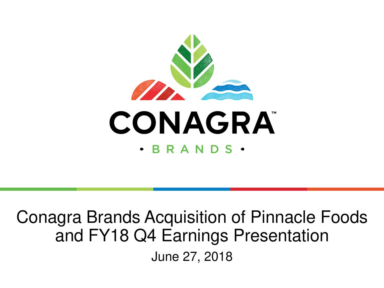 ConAgra Brands, Inc. 2018 Q4 - Results - Earnings Call Slides (NYSE:CAG ...