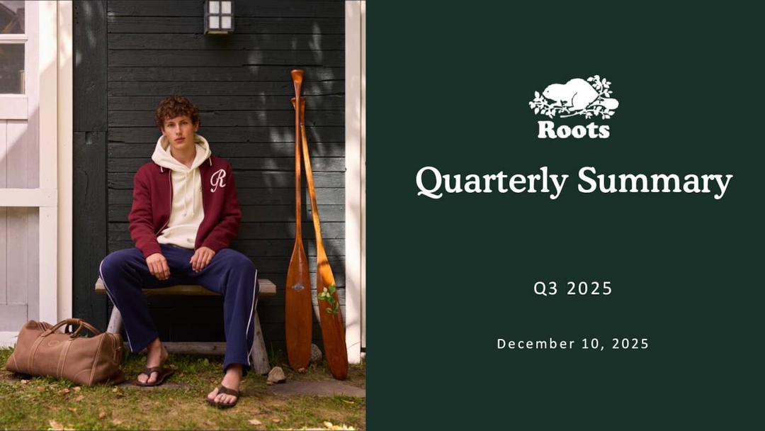 Roots Corporation 2025 Q3 - Results - Earnings Call Presentation (TSX ...