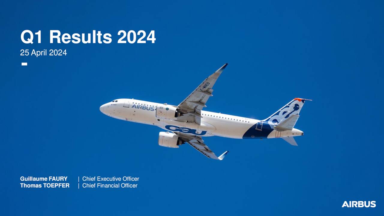 Airbus SE 2024 Q1 - Results - Earnings Call Presentation (OTCMKTS:EADSF) | Seeking Alpha