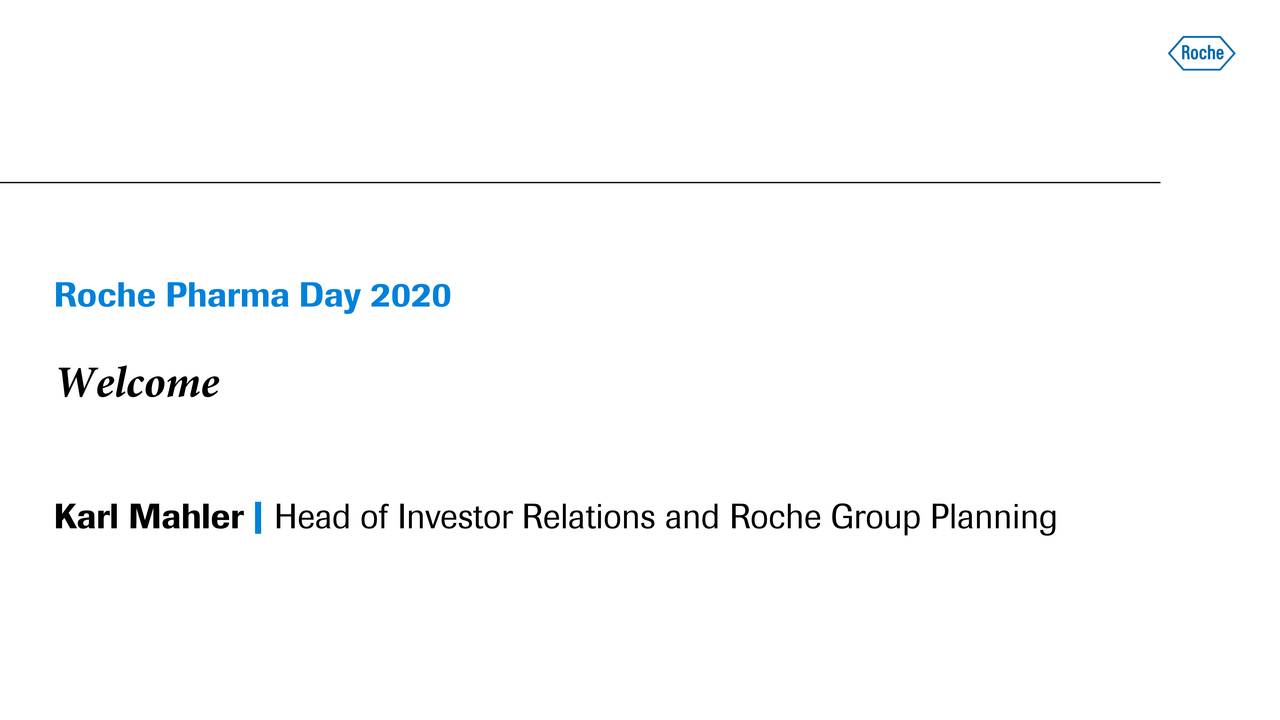Roche Holdings AG (RHHBY) Investors and Analysts on Roche Pharma Day ...
