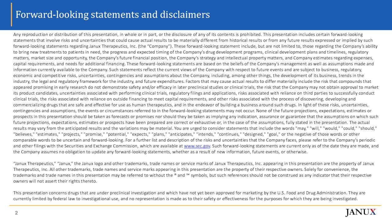 Janux Therapeutics (JANX) Investor Presentation - Slideshow (NASDAQ ...