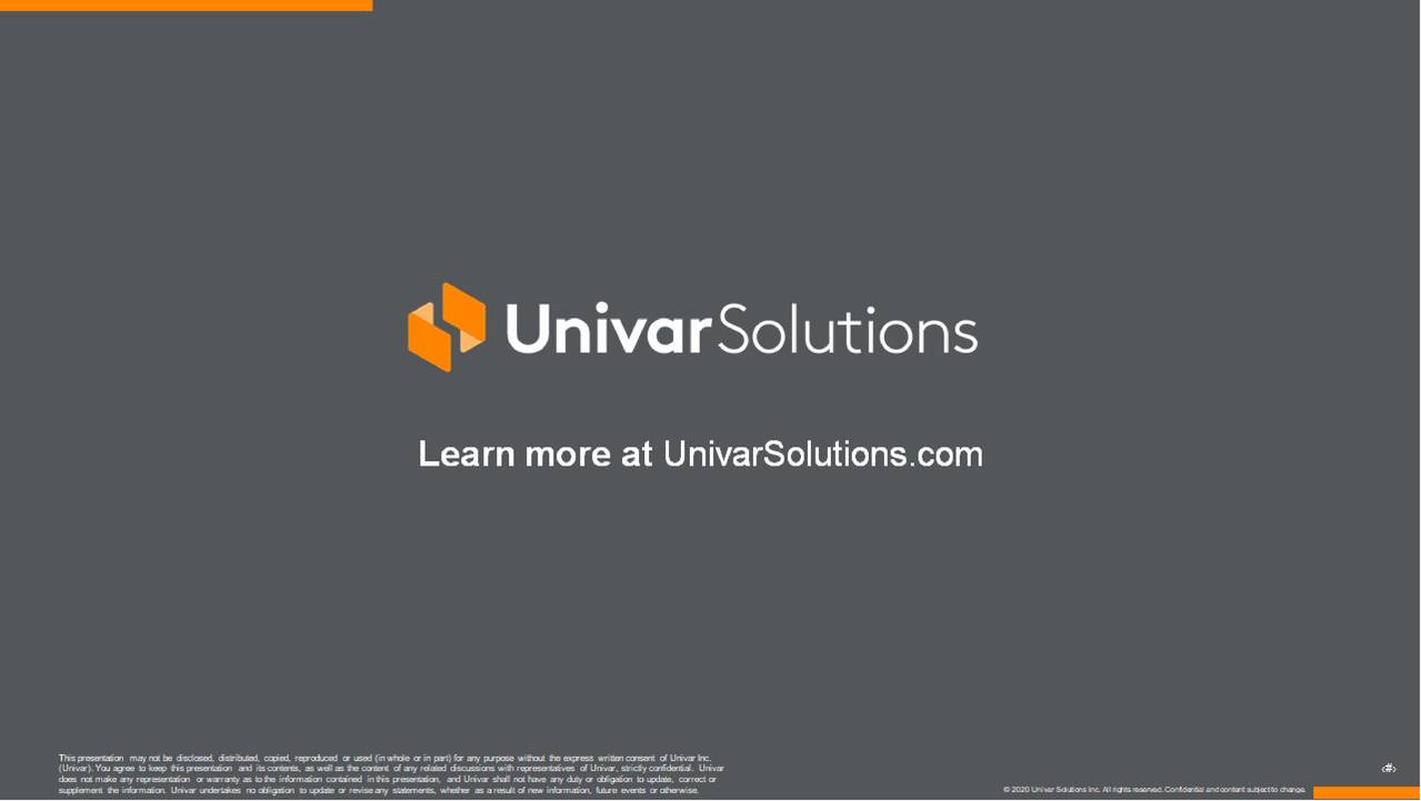 Univar Solutions Inc. 2020 Q1 - Results - Earnings Call Presentation ...