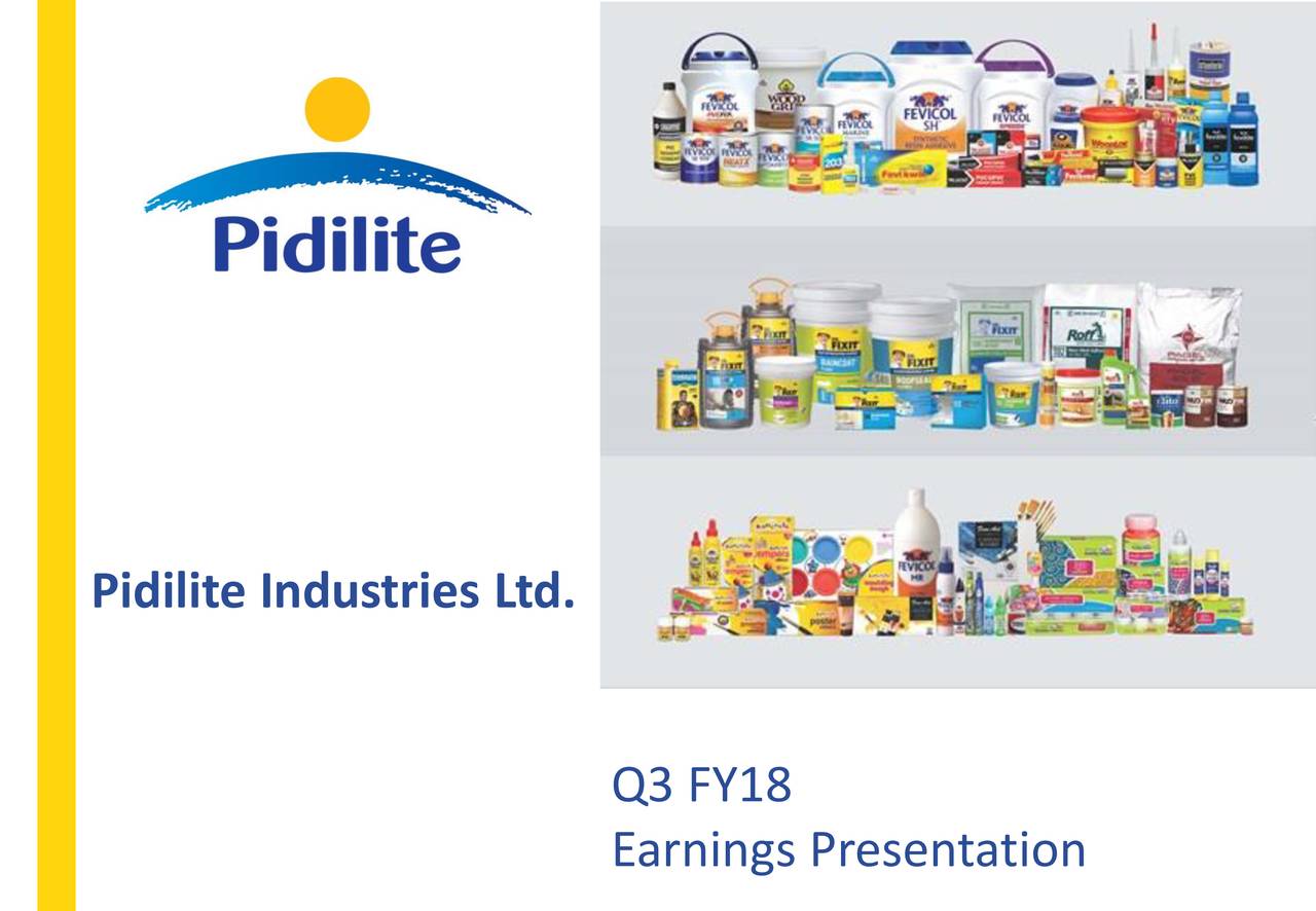 PIDILITE Industries Ltd. ADR 2018 Q3 - Results - Earnings Call Slides (OTCMKTS:PDLTY-DEFUNCT ...