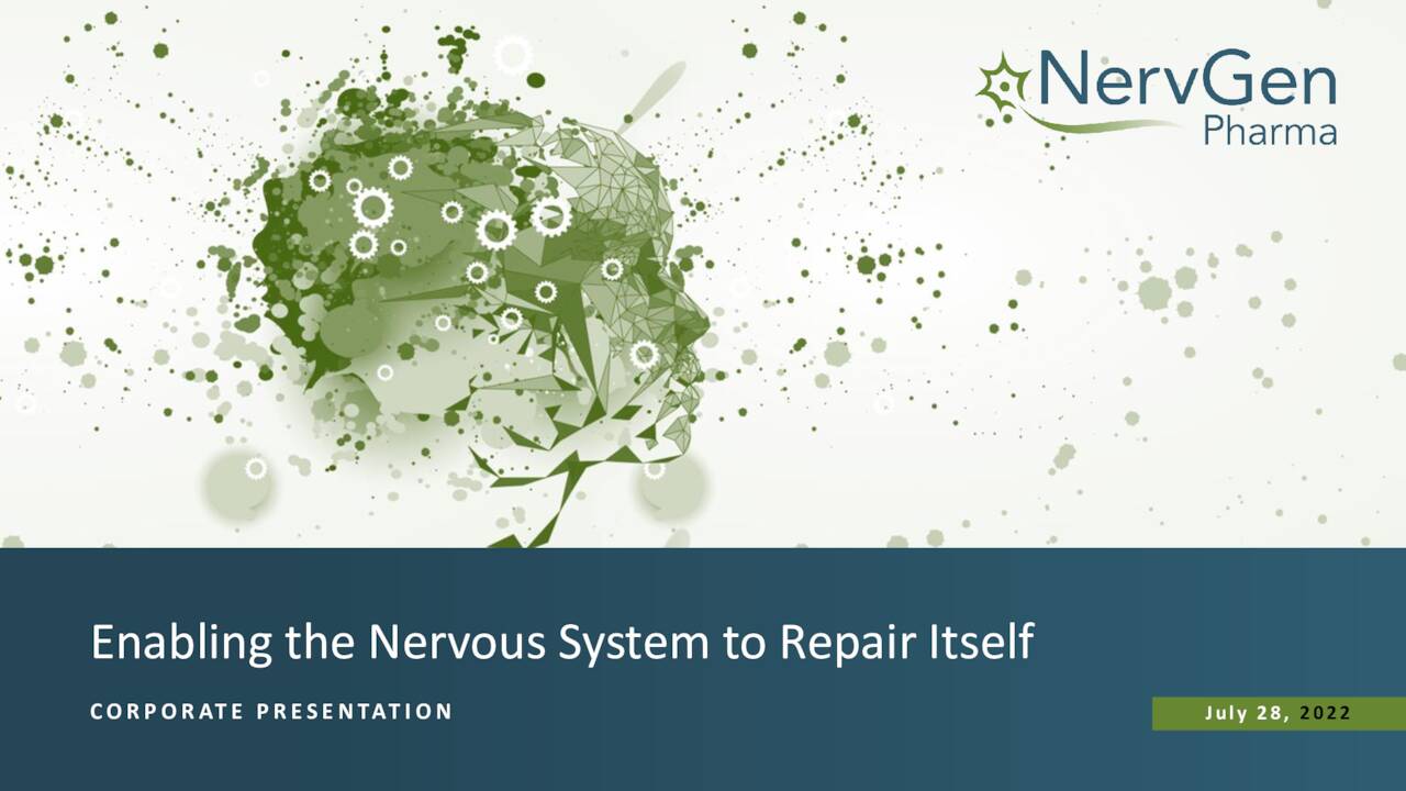 NervGen Pharma (NGENF) Investor Presentation - Slideshow (OTCMKTS:NGENF ...