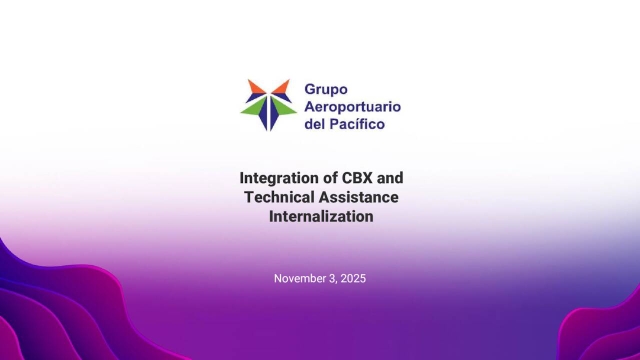 Grupo Aeroportuario del Pacífico, S.A.B. de C.V. (PAC) Discusses ...