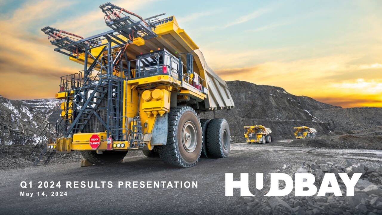 Hudbay Minerals Inc. 2024 Q1 - Results - Earnings Call Presentation ...