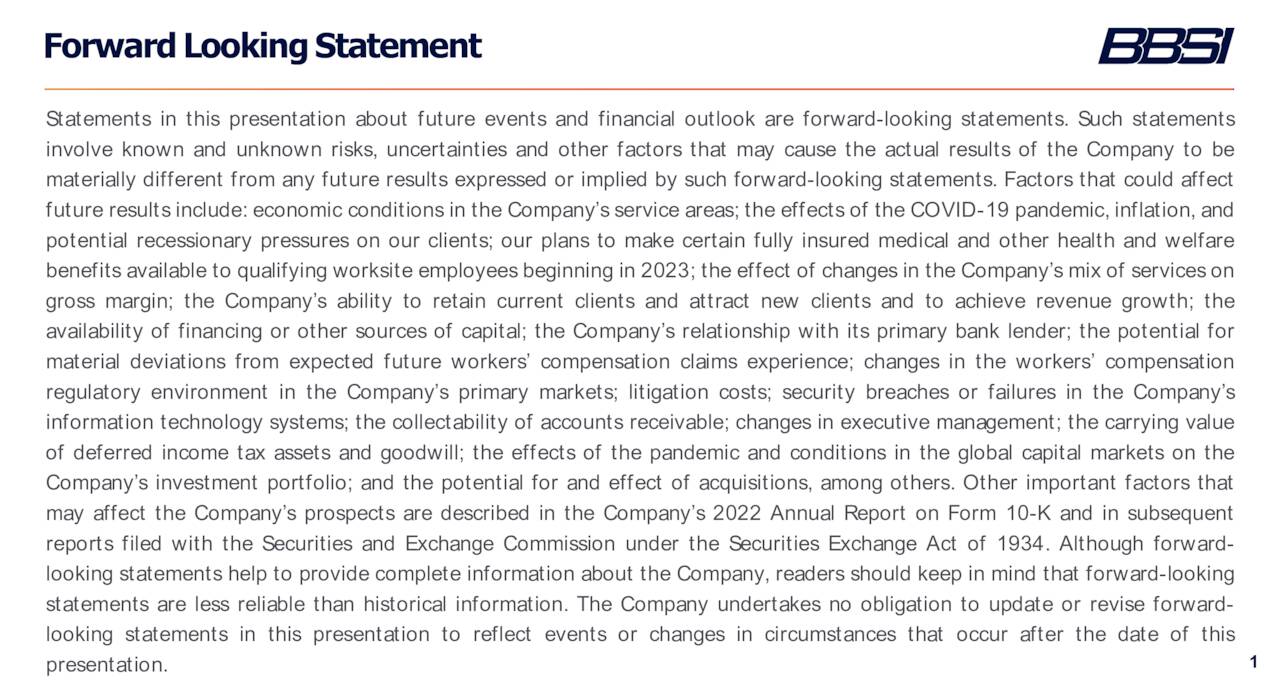 Barrett Business Services (BBSI) Investor Presentation - Slideshow ...
